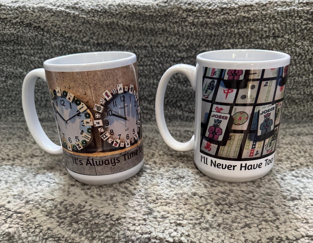 Large Mah Jongg Mug - Etsy