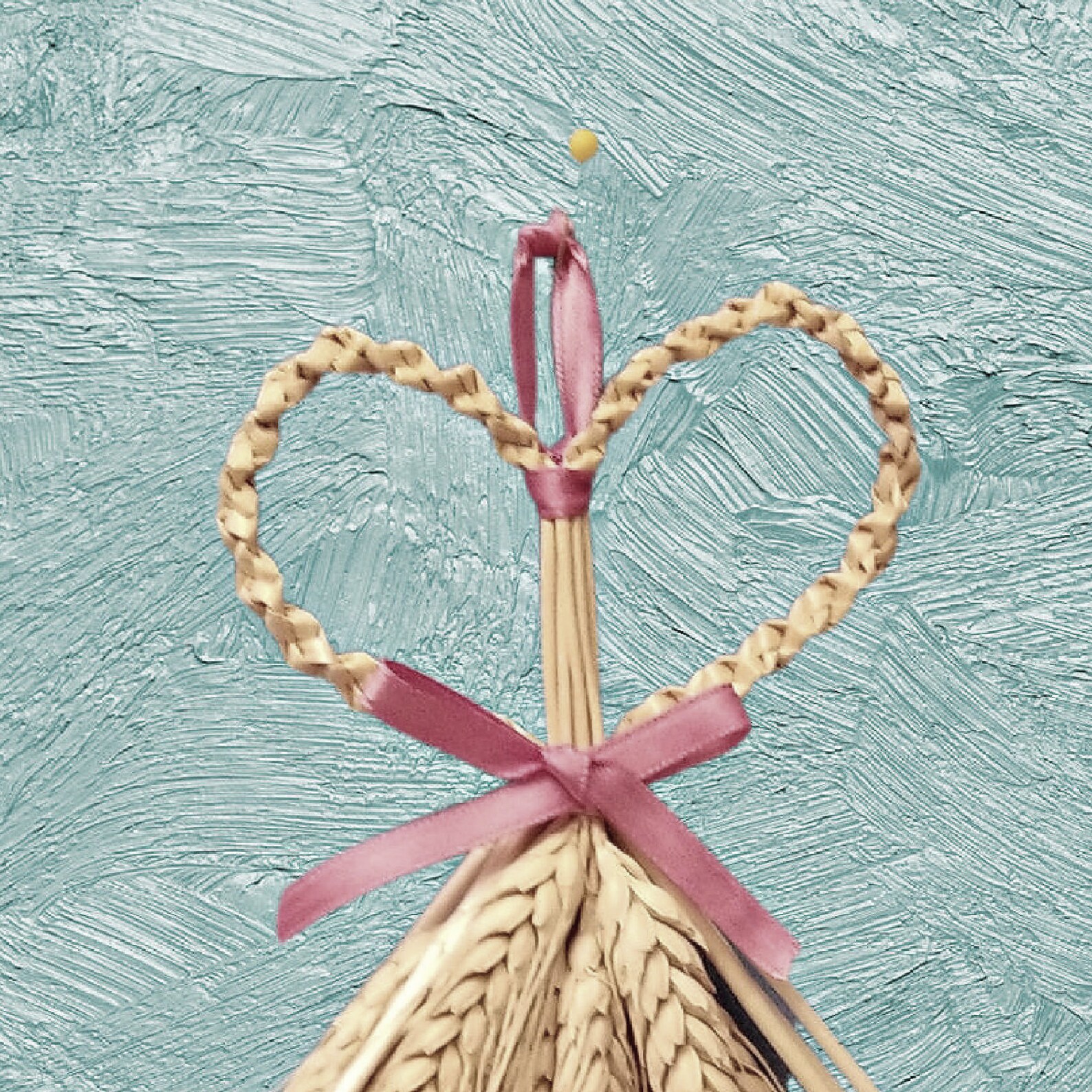 Wheat Weaving - Heart's Desire - Corn Dolly - Bearded Wheat - Straw ...