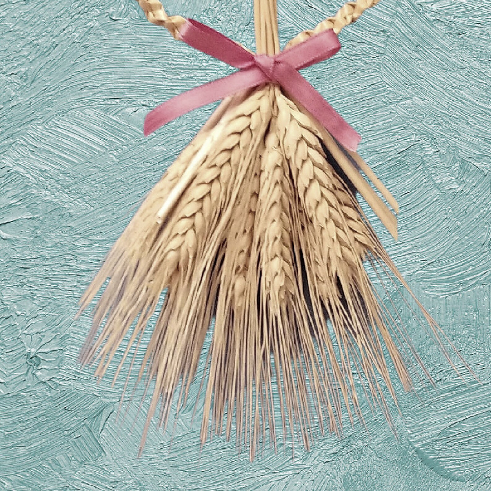 Wheat Weaving - Heart's Desire - Corn Dolly - Bearded Wheat - Straw ...