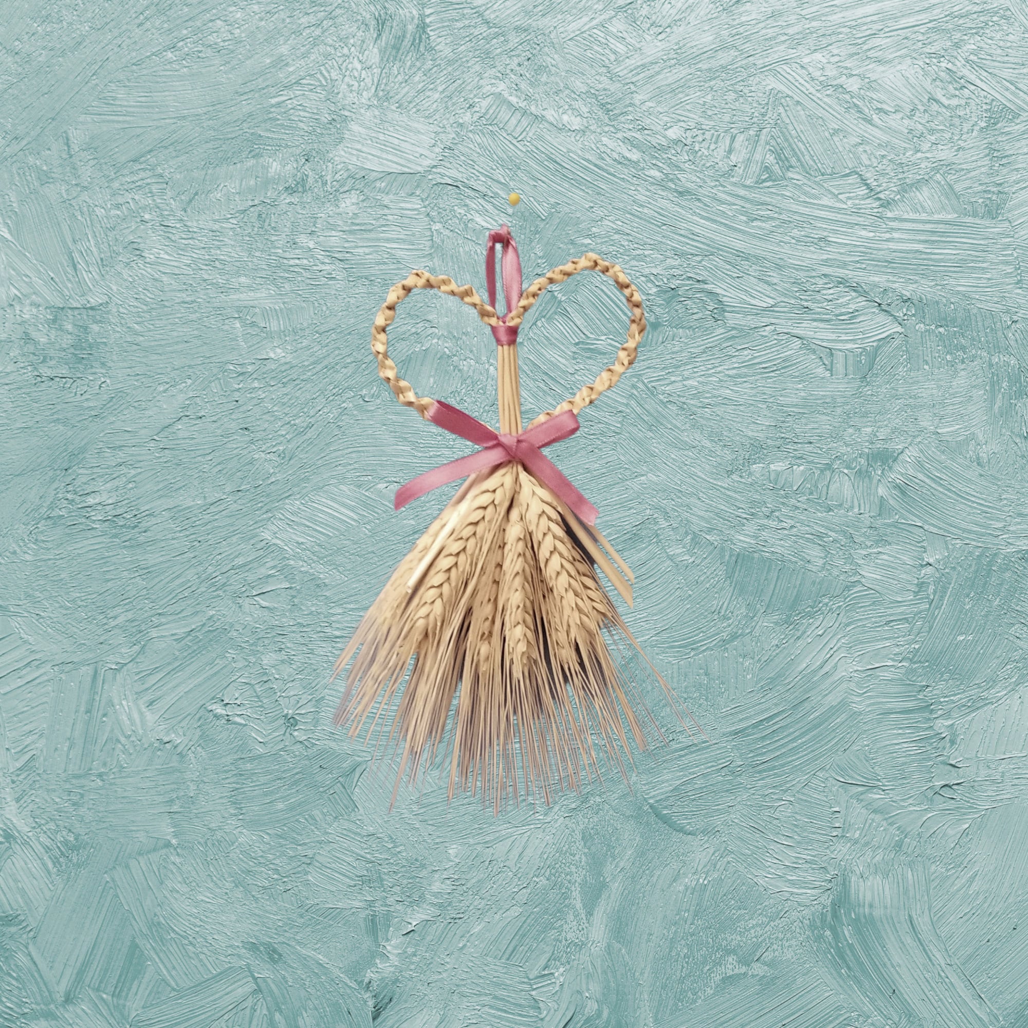 Wheat Weaving - Heart's Desire - Corn Dolly - Bearded Wheat - Straw ...