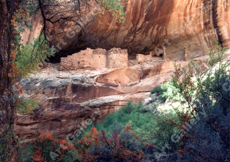 The Castle Cliff Dwelling, Southeast Utah, Ready for 11" X 14" Frame - Etsy