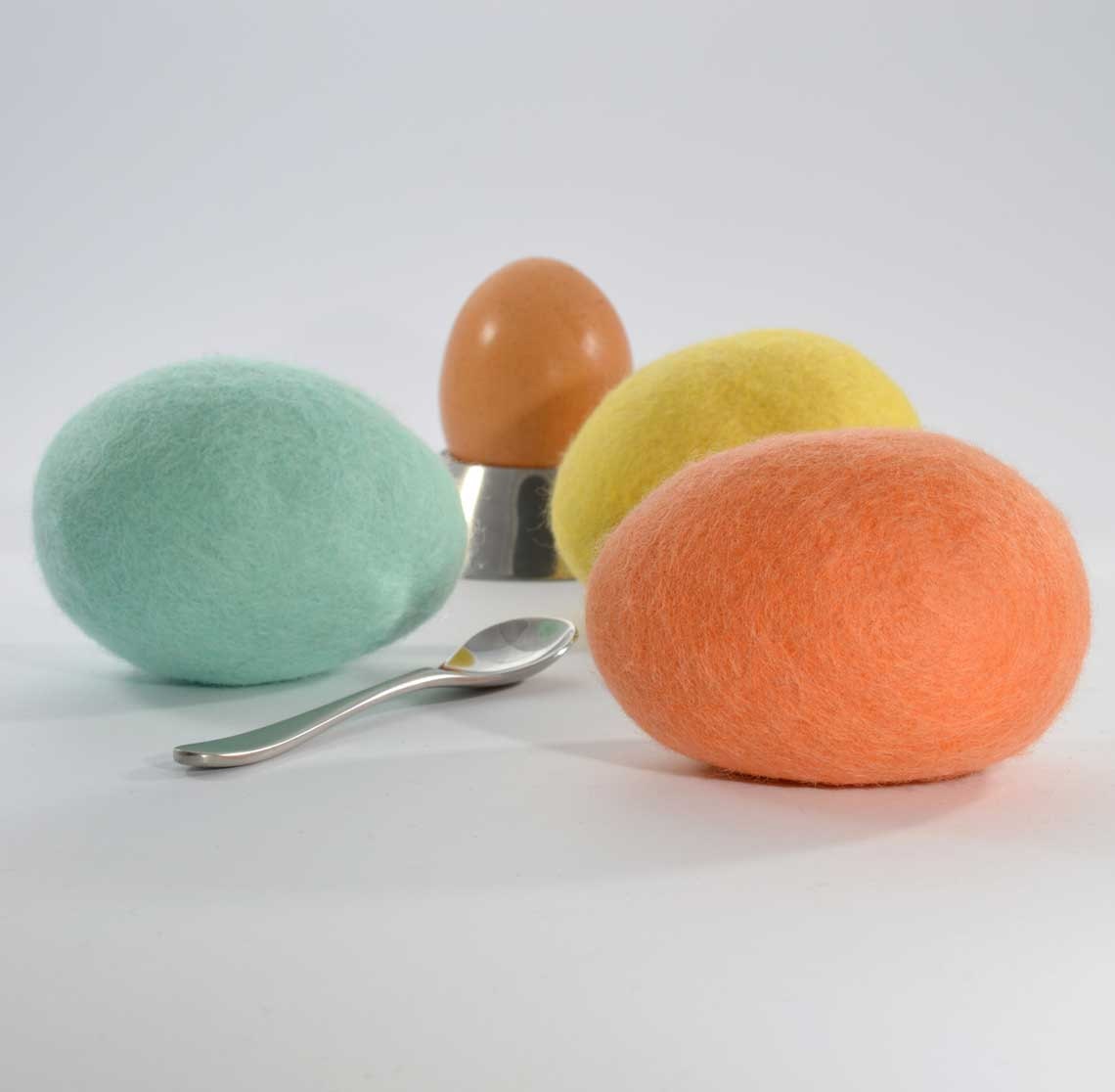Easter Egg Cosy Set Three Wool Felt Fillable Eggs Easter - Etsy UK