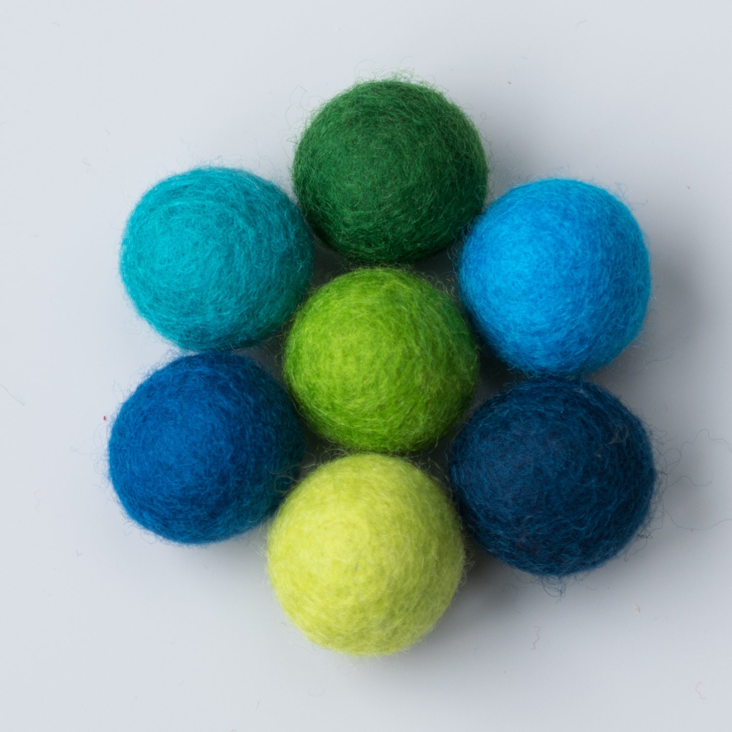 Felt Fidget Marbles Set. Natural Wool Sensory Fidget Toy. - Etsy