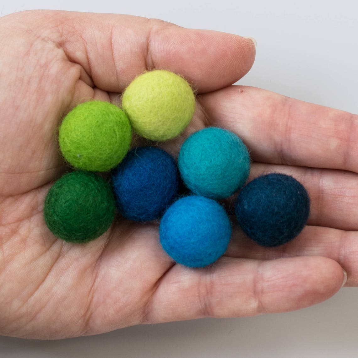 Felt Fidget Marbles Set. Natural Wool Sensory Fidget Toy. | Etsy