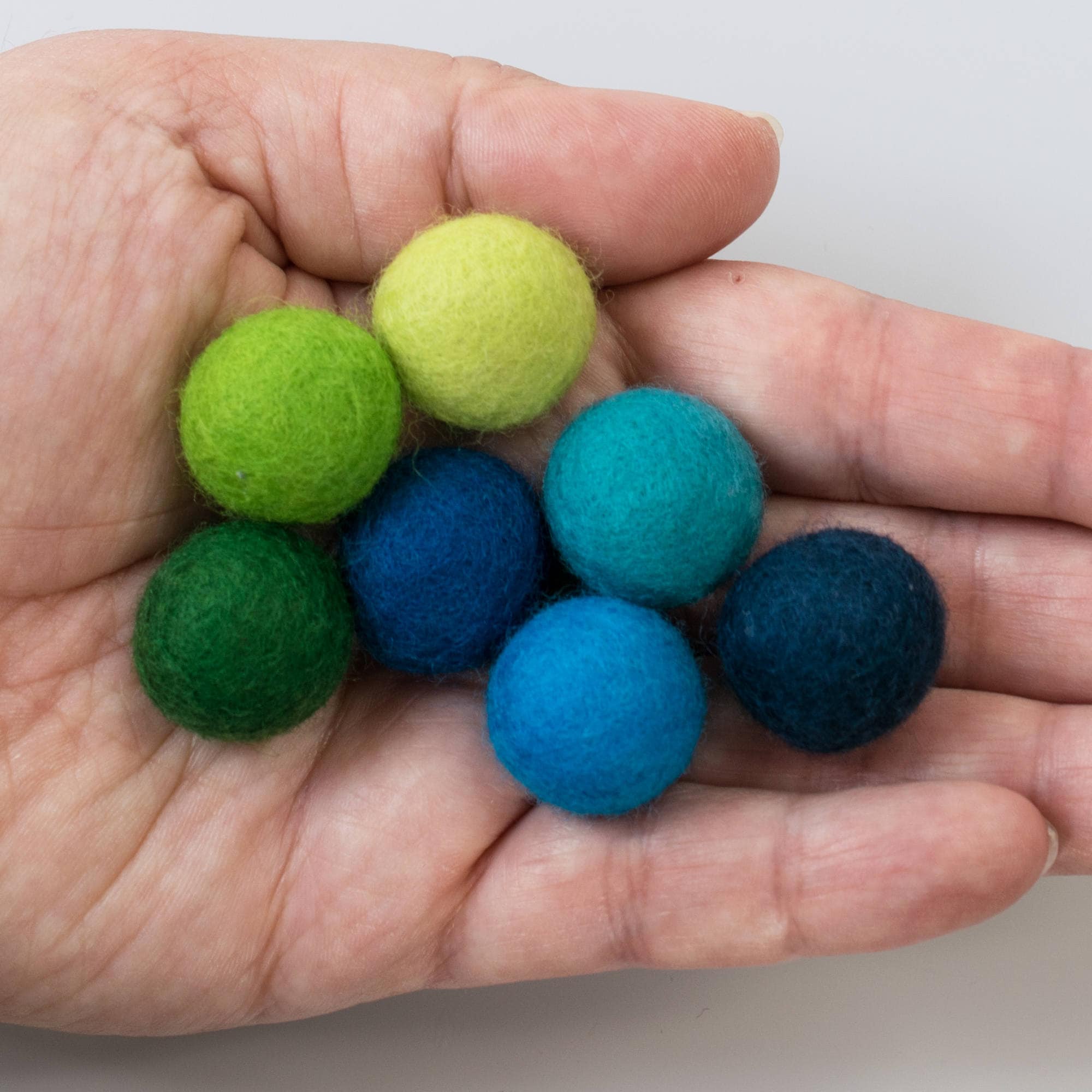 Felt Fidget Marbles Set. Natural Wool Sensory Fidget Toy. - Etsy