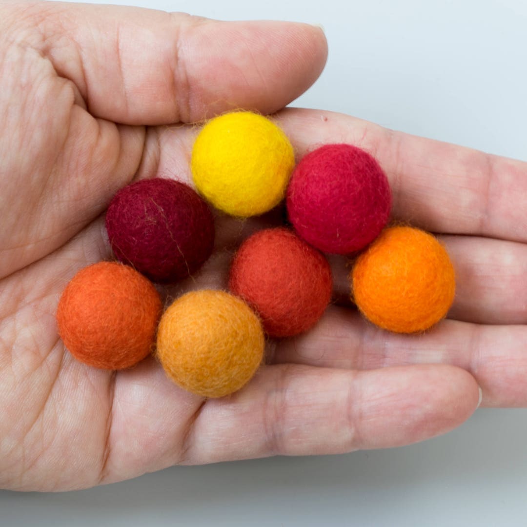 Felt Fidget Marbles Set of Seven - Etsy