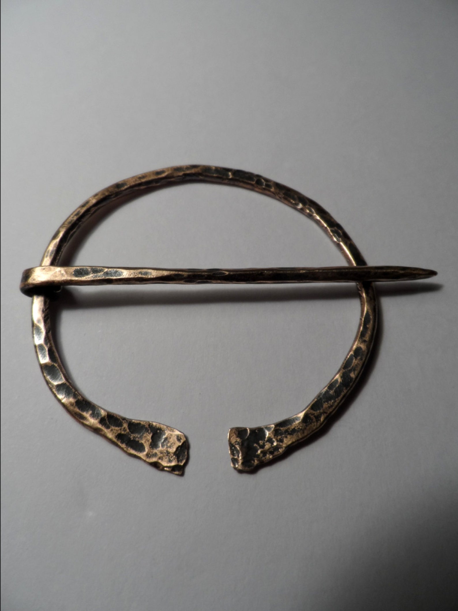 Viking Fibula Cloak / Scarf / Kilt Pin - Forged Bronze - Exact Replica ...