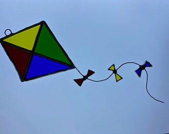 Stained Glass Kite - Etsy