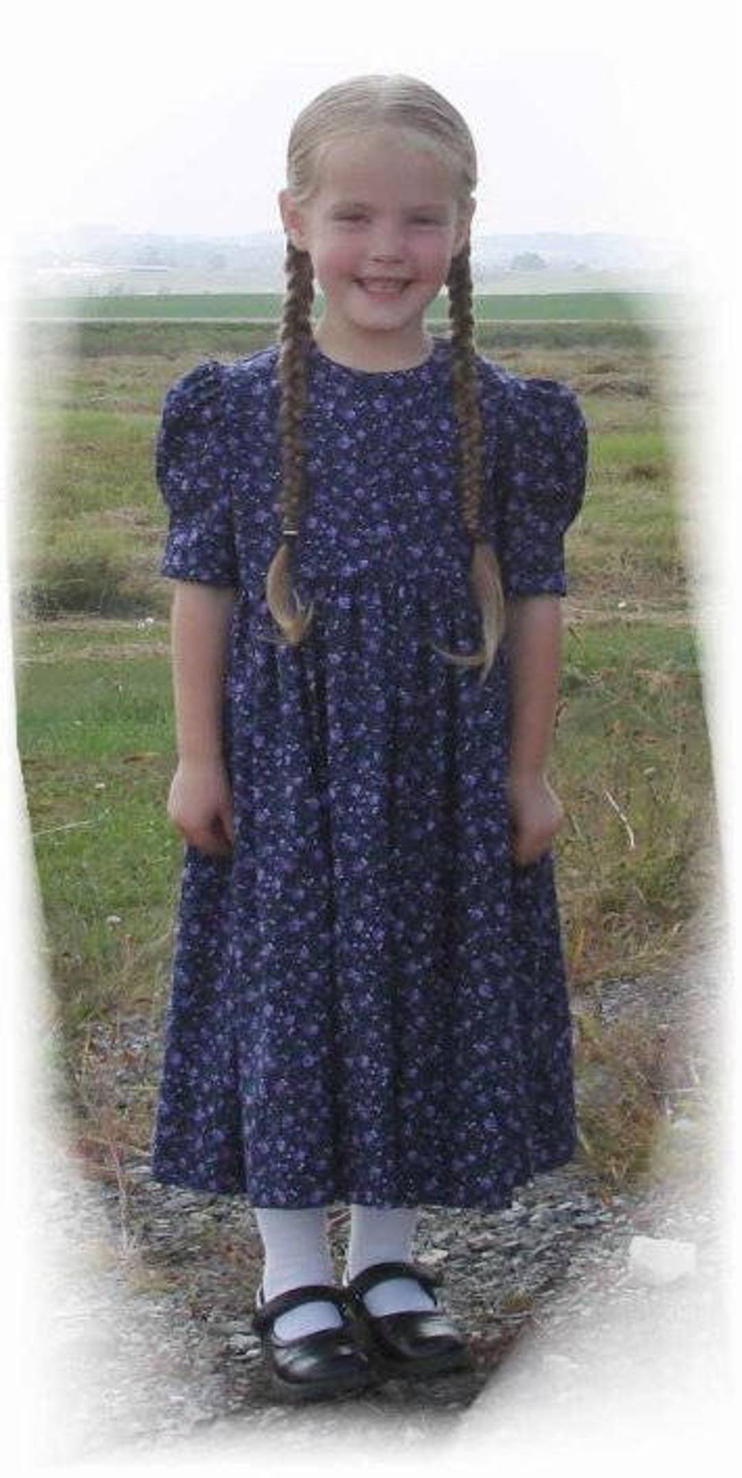 Girls Ava's Dress Prairie Pioneer 1900's Custom Handmade - Etsy