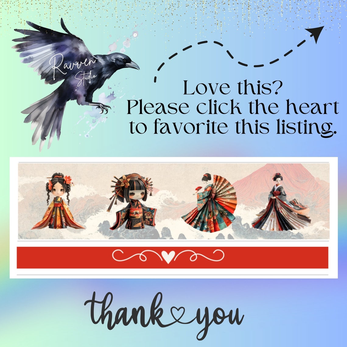 Japanese Dolls Clipart Paper Doll JPG Origami Doll Jpg Digital Download ...