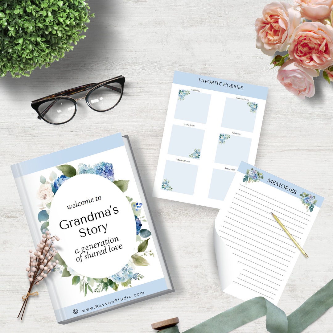 Grandma's Story 50 Page Guided Journal With Prompts and - Etsy