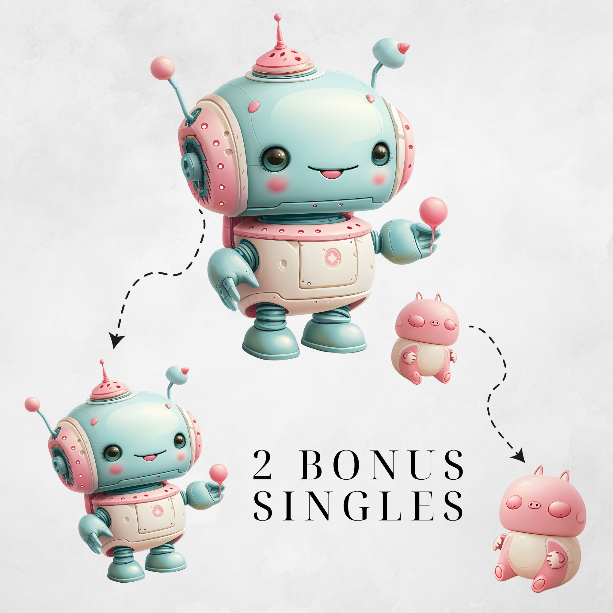 Cute Baby Robots Clipart Collection | Robots Prints | Robot Clip Art ...