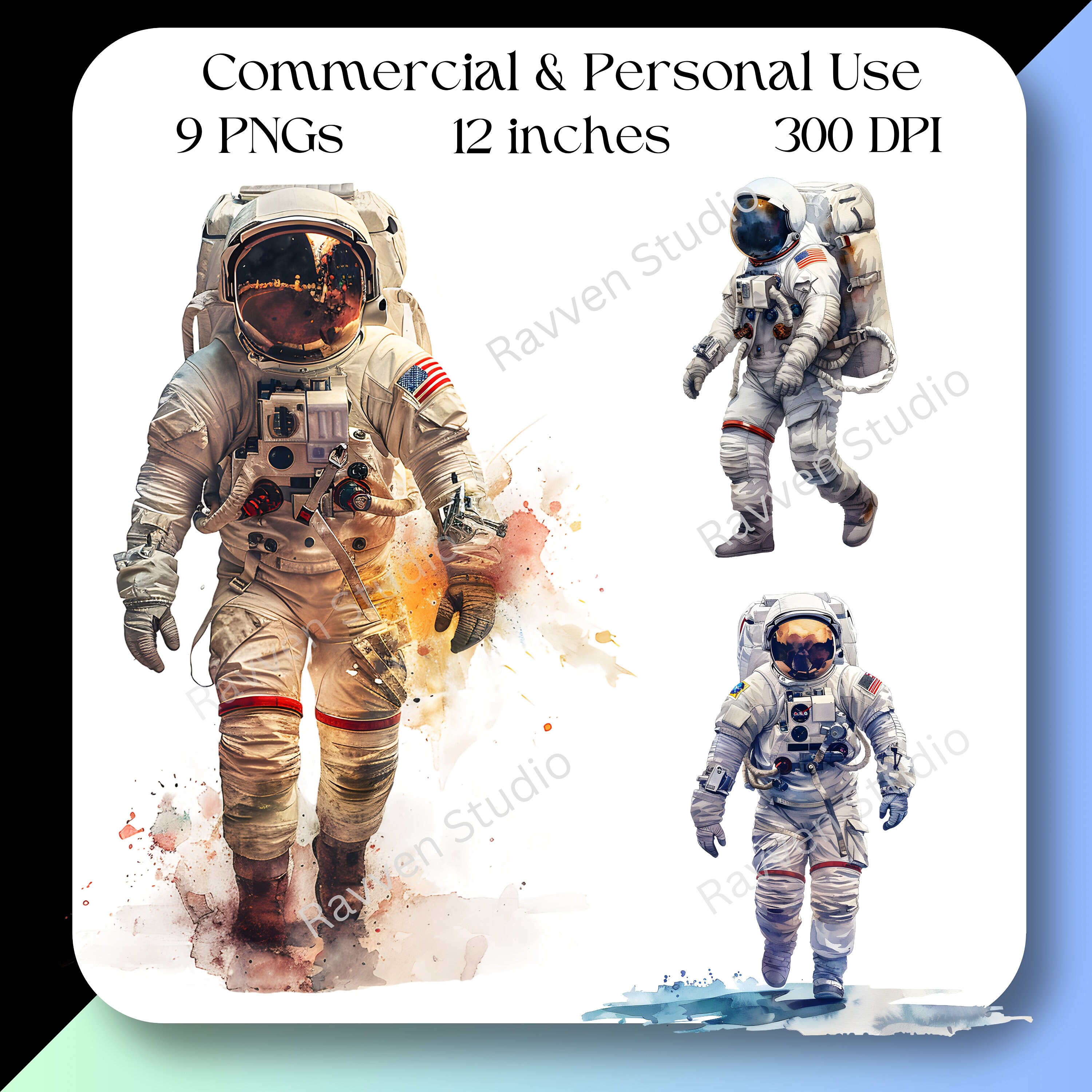 Astronaut Clipart, Space Clip Art, Science PNG, Outer Space Clipart ...