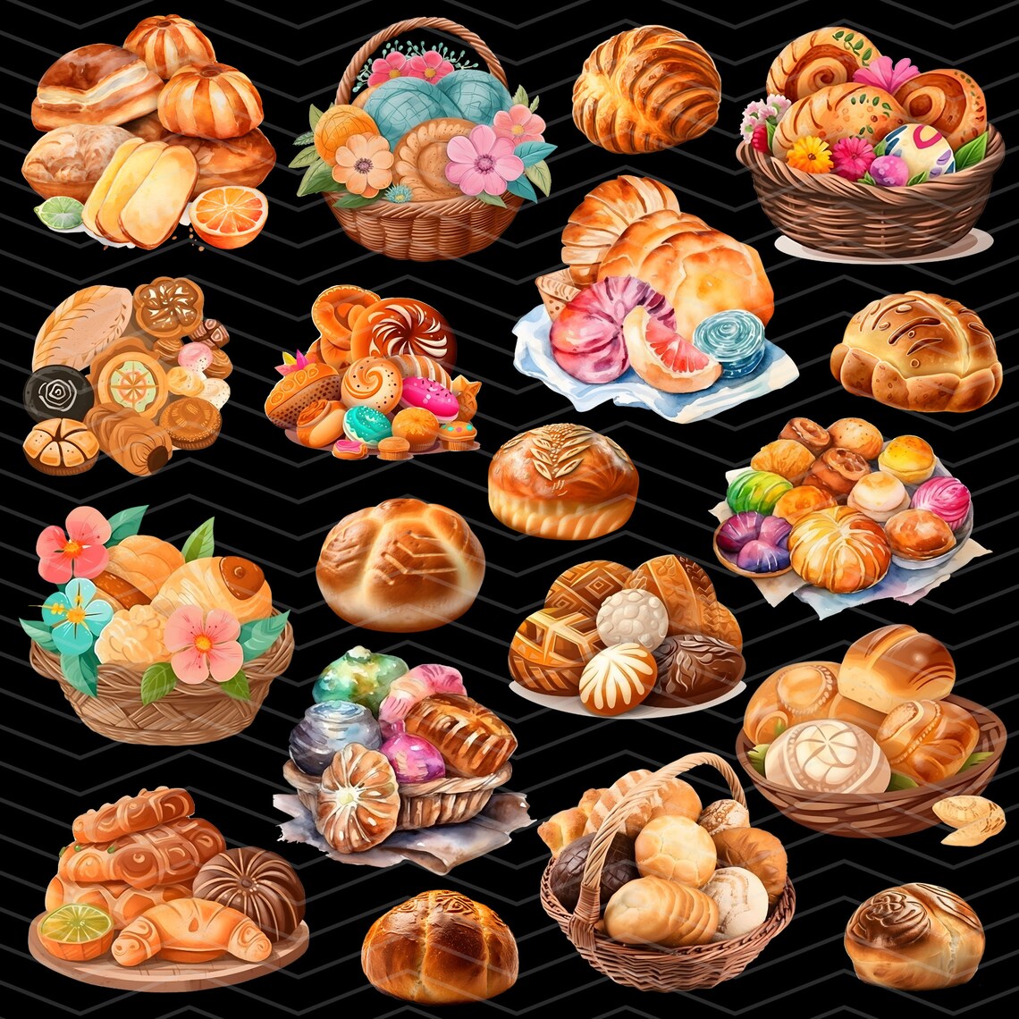 Concha Png Pan Dulce Clipart Sweet Bread Png Digital Download Latina ...
