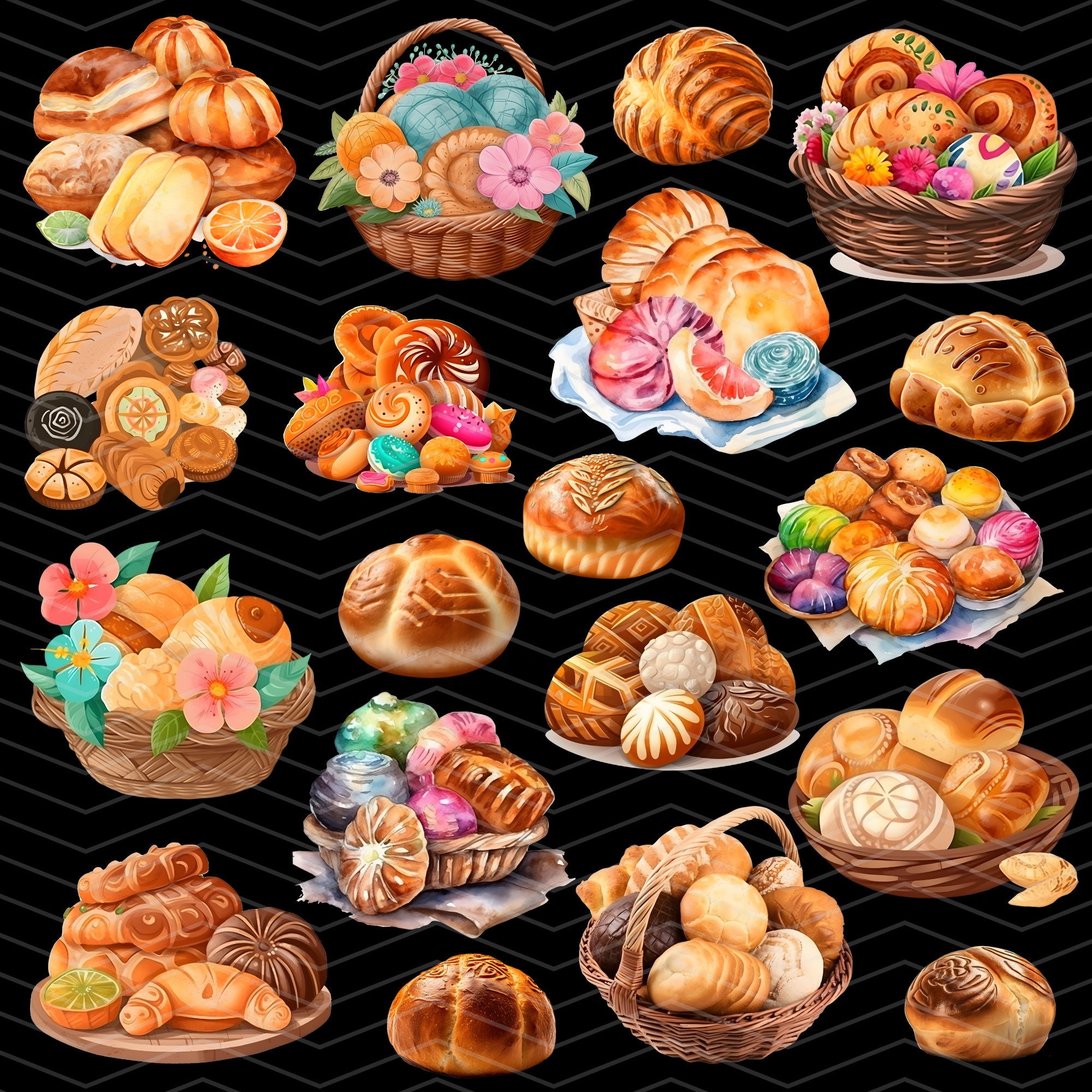Concha Png | Pan Dulce Clipart | Sweet Bread Png | Digital Download ...
