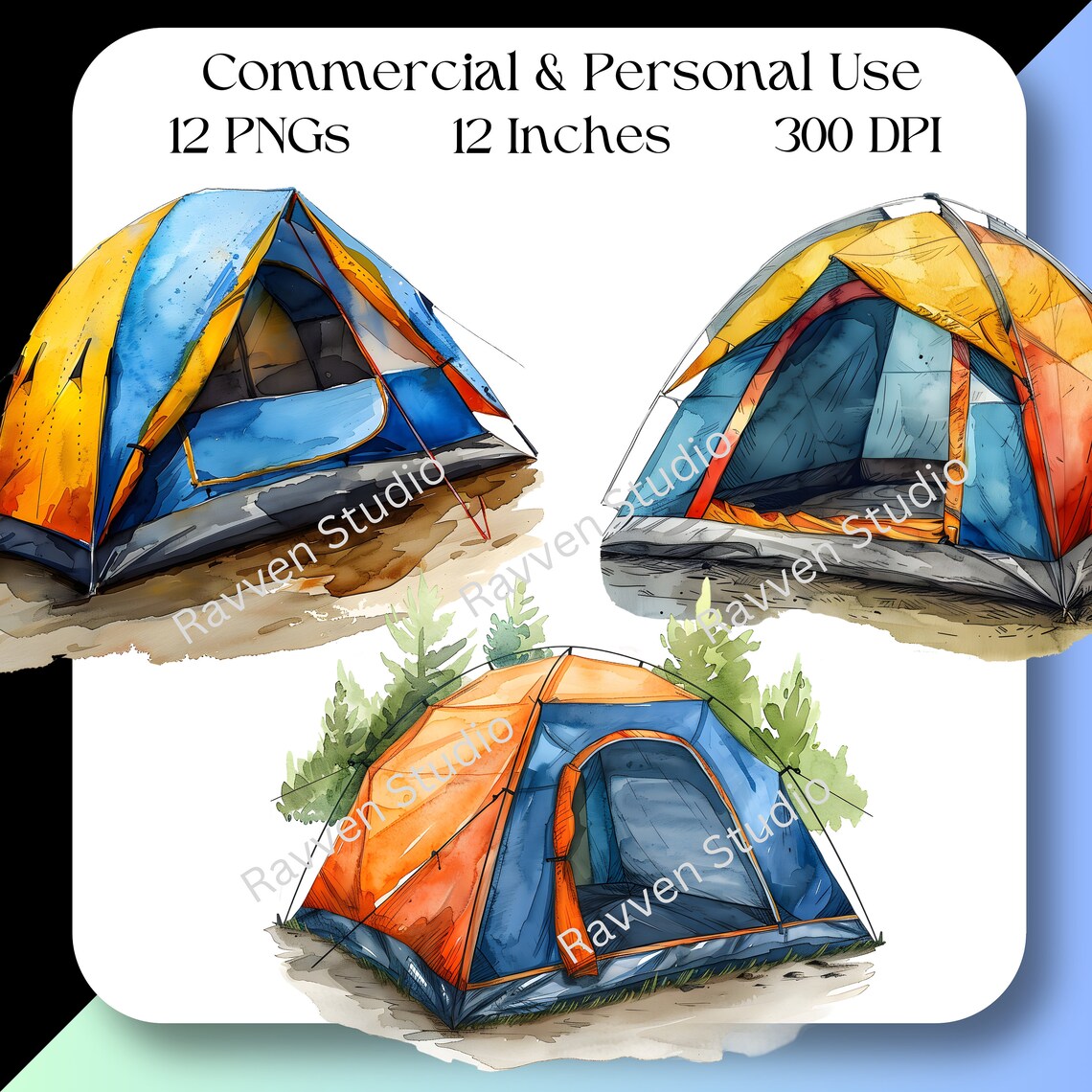 Tent Camping Clipart, Outdoor Adventure Png, Campground Clip Art ...