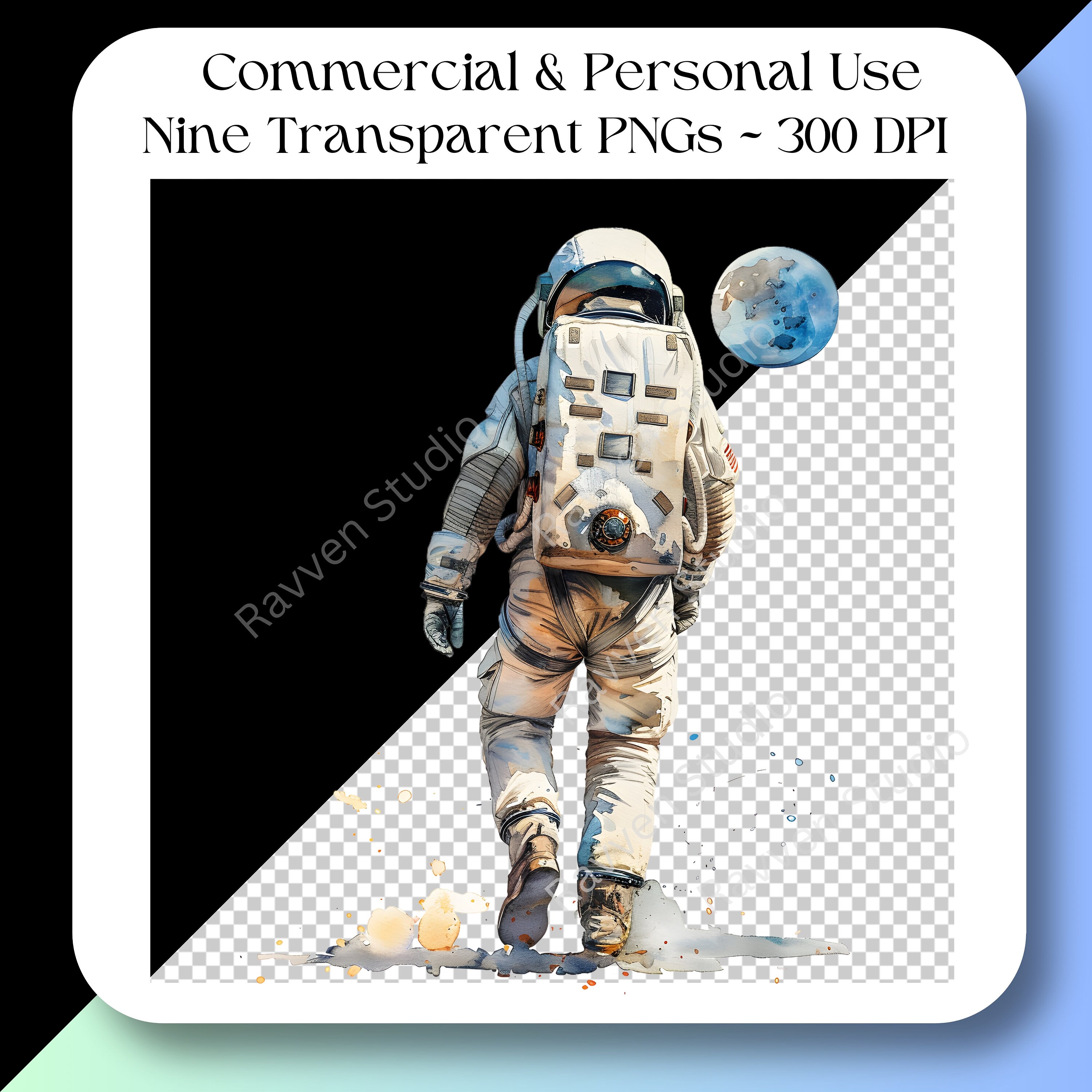 Astronaut Clipart, Space Clip Art, Science PNG, Outer Space Clipart ...