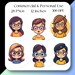 Facial Expression Girl Emotion Clipart, Educational, Homeschool School ...