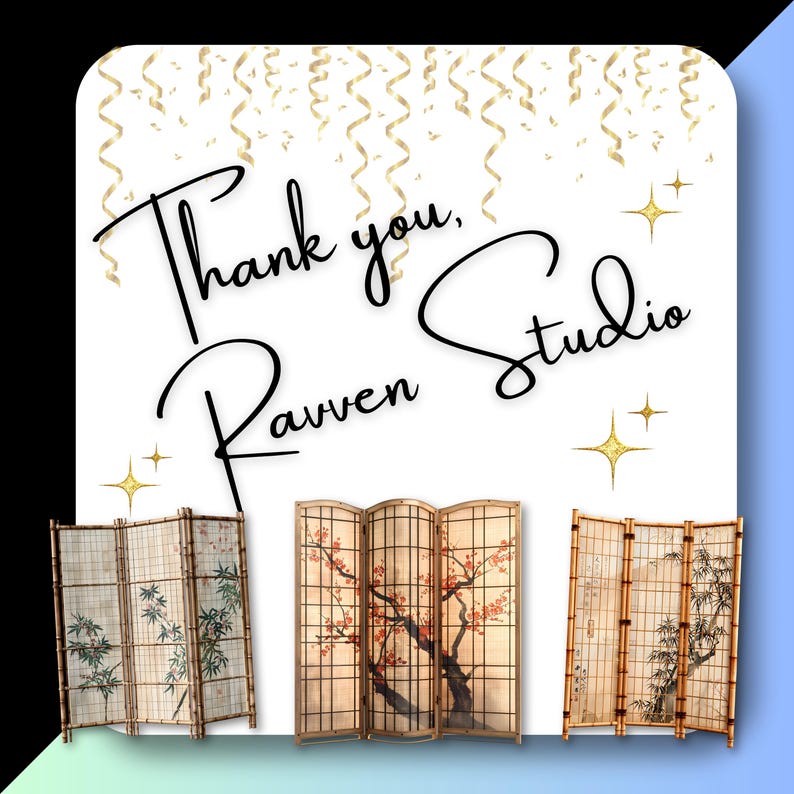 Japanese Screen Clipart Watercolor Asian Room Divider Japan Clip Art ...