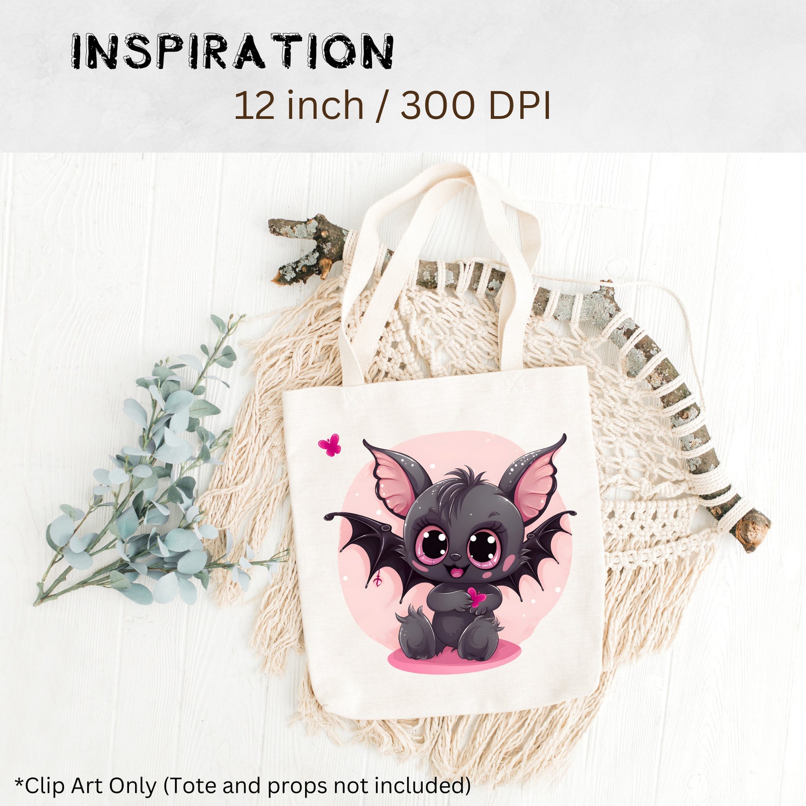 Little Pink Monsters Clipart Set Cute Fairy Bat Valentine Monsters ...