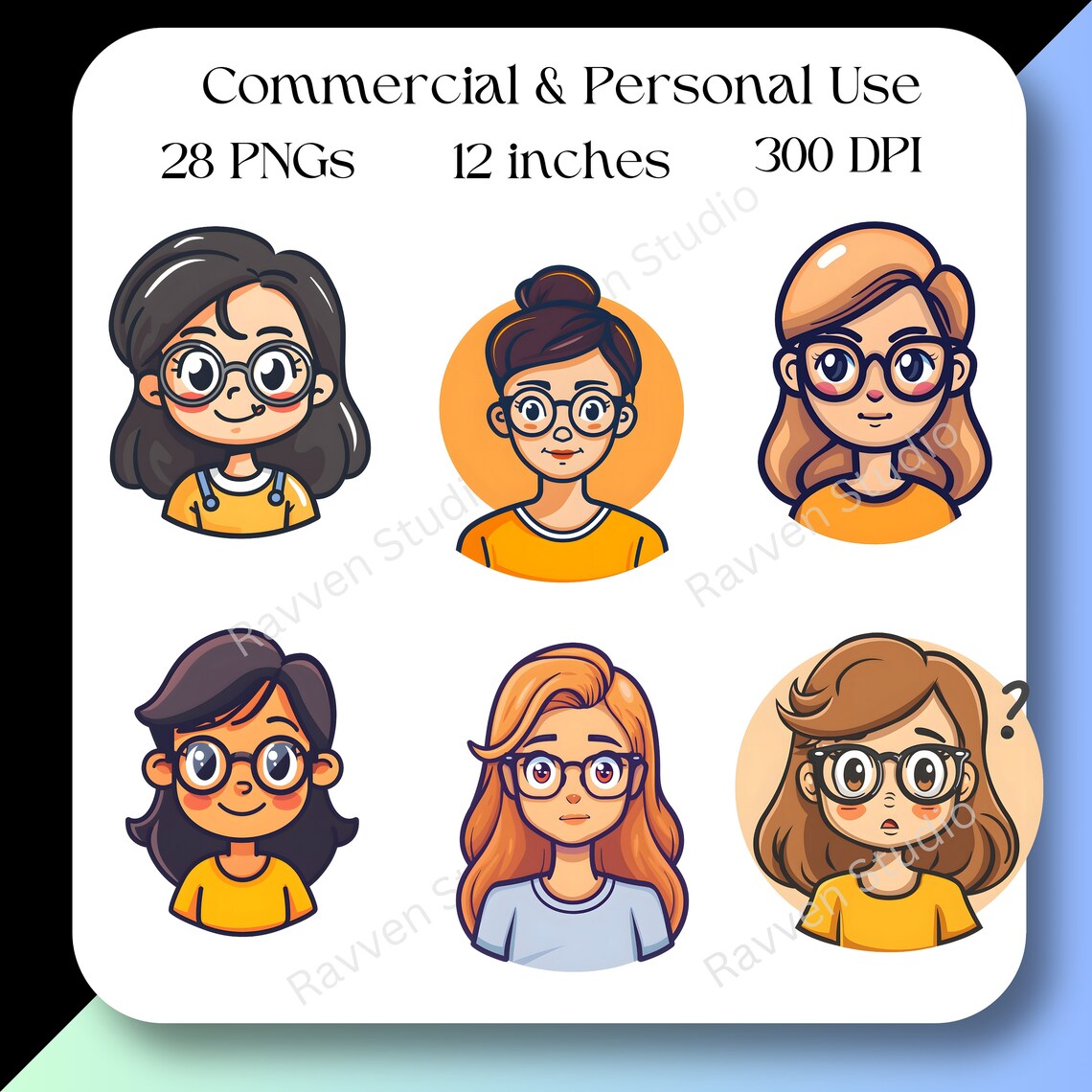 Facial Expression Girl Emotion Clipart, Educational, Homeschool School ...