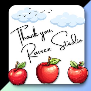 Red APPLE Clipart Back to School BTS Teacher Education A Clip Art High ...