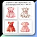 Baby Girl Clothes Clipart, Paper Doll Dress Clip Art Pink Bows Baby ...