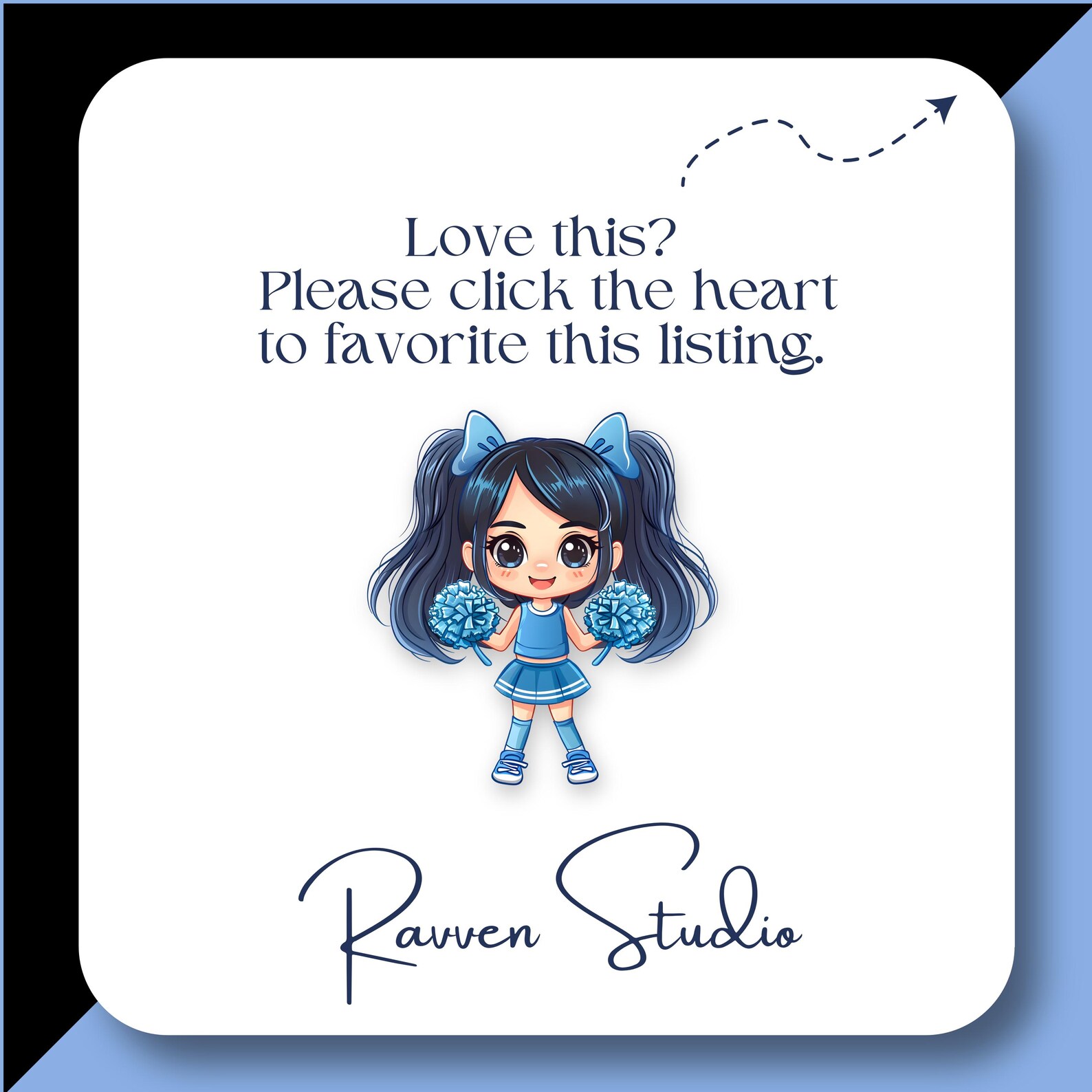 Chibi CHEERLEADER Clipart Set D PNG, Girl Cheer, Digital Download for ...