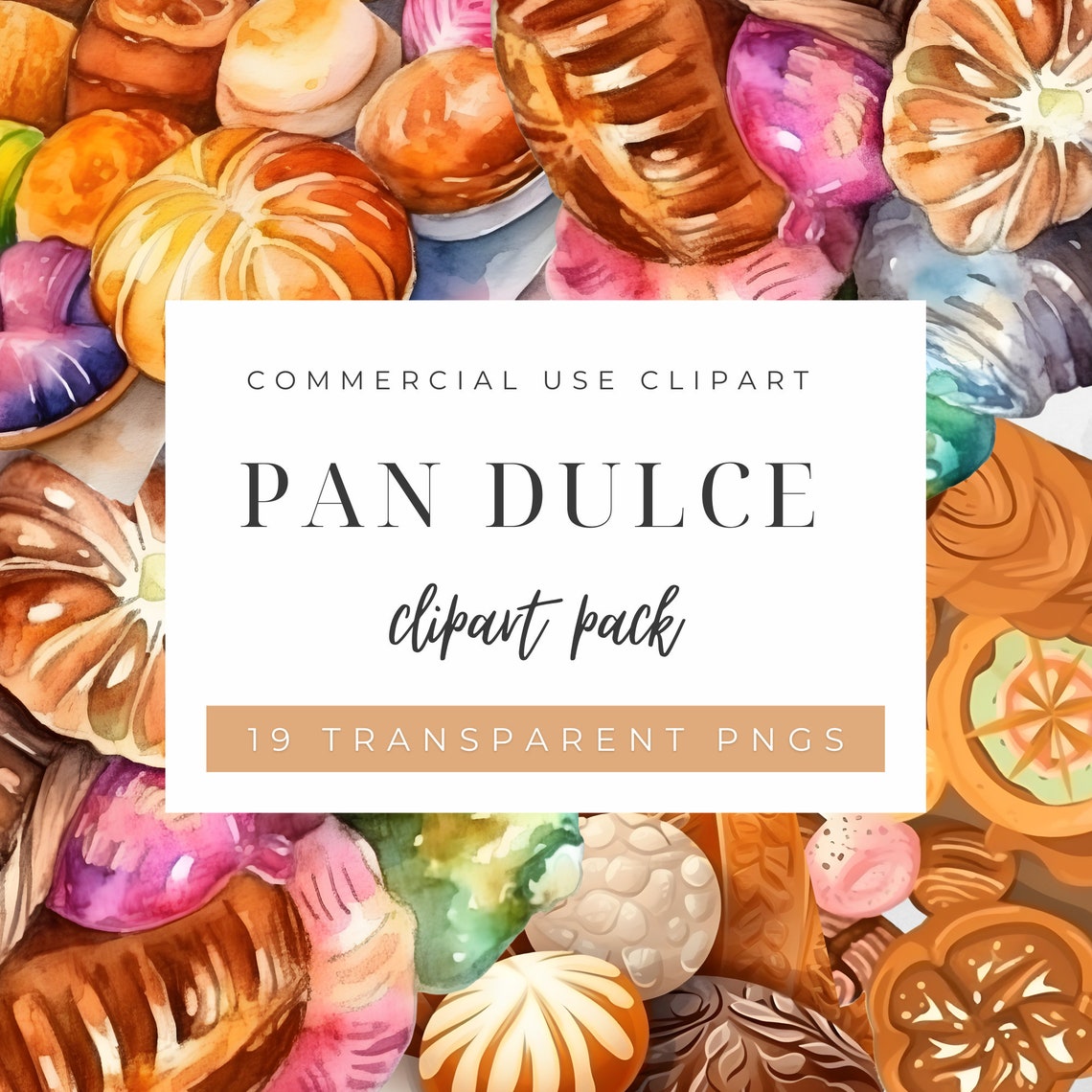 Concha Png Pan Dulce Clipart Sweet Bread Png Digital Download Latina ...