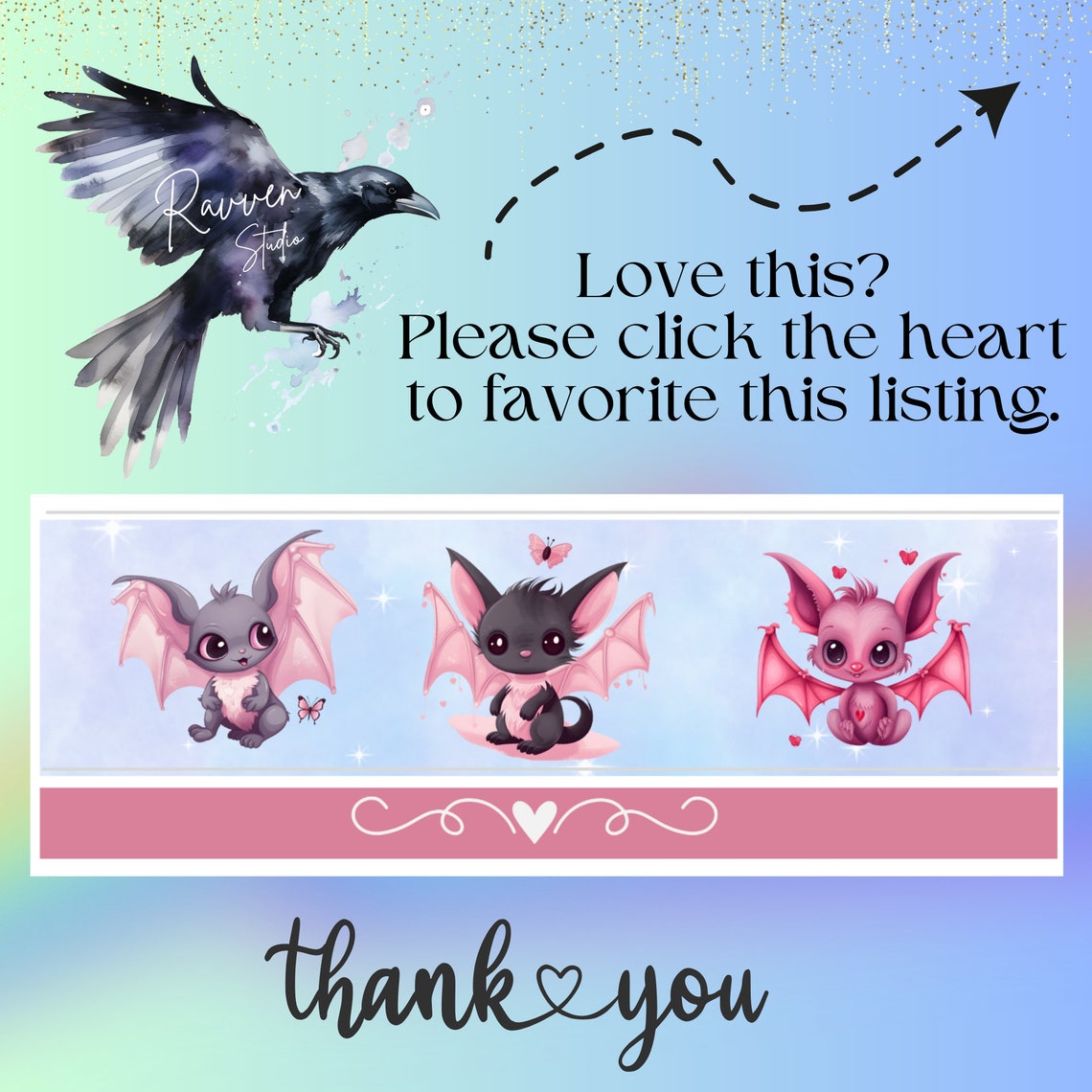 Little Pink Monsters Clipart Set Cute Fairy Bat Valentine Monsters ...