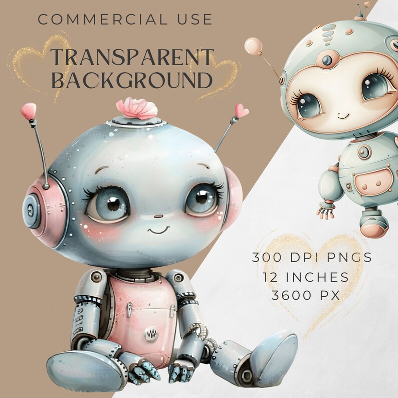 Cute Baby Robots Clipart Collection | Robots Prints | Robot Clip Art ...