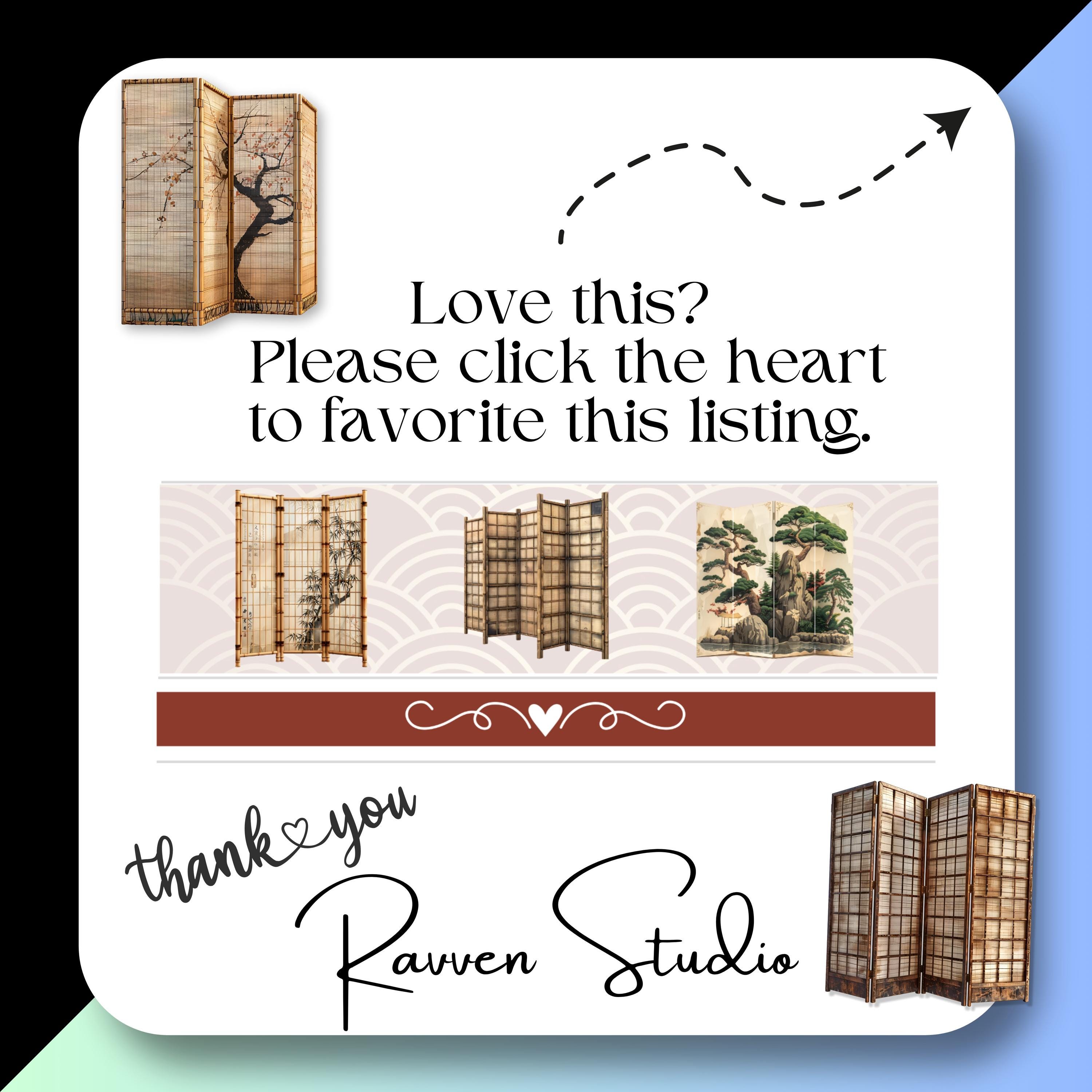 Japanese Screen Clipart Watercolor Asian Room Divider Japan Clip Art ...