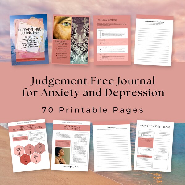 Judgement Therapy Worksheets - Etsy