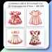 Baby Girl Clothes Clipart, Paper Doll Dress Clip Art Pink Bows Baby ...