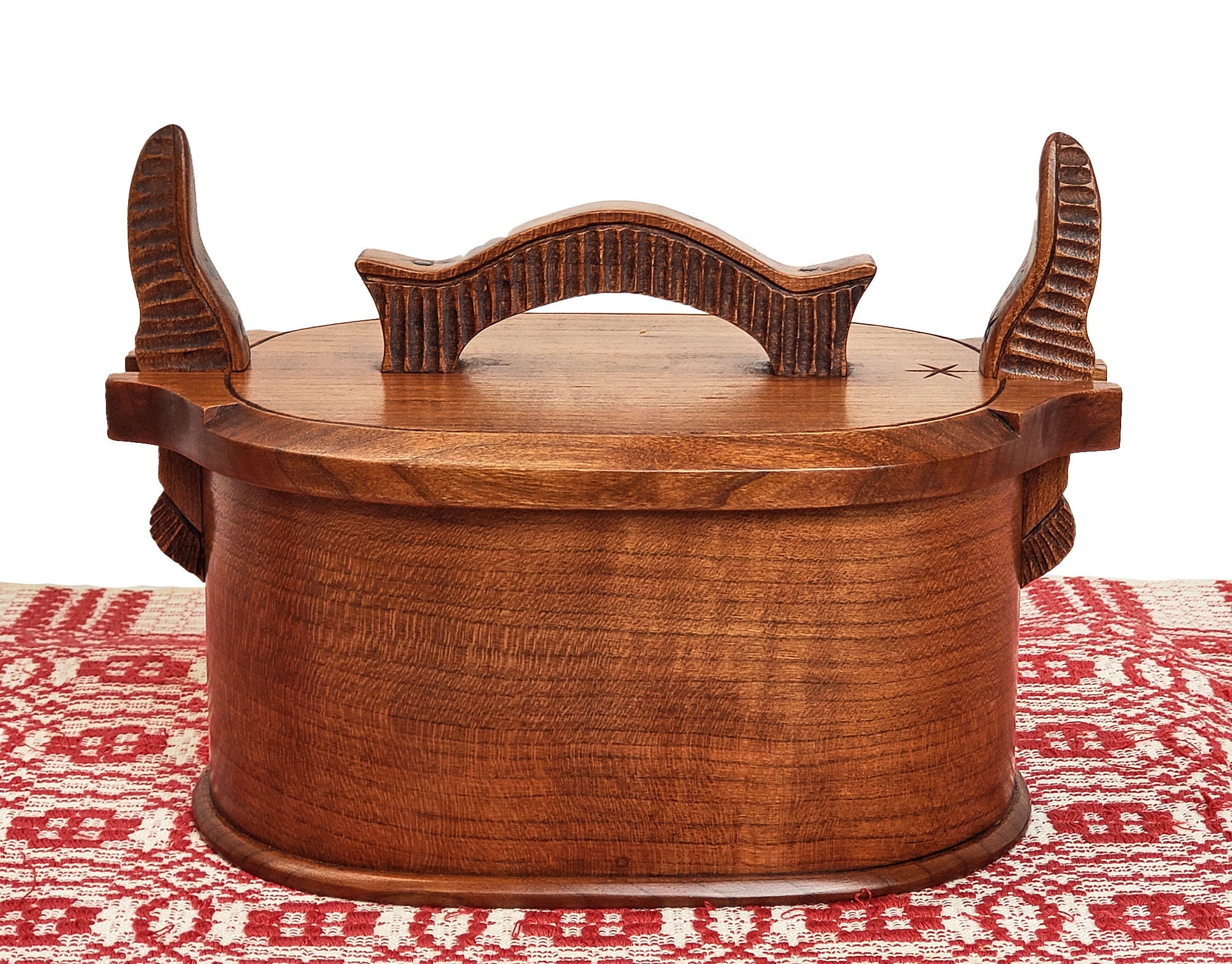 Ammonia Fumed Norwegian Style Cherry Wood Box Arttb-e156 - Etsy