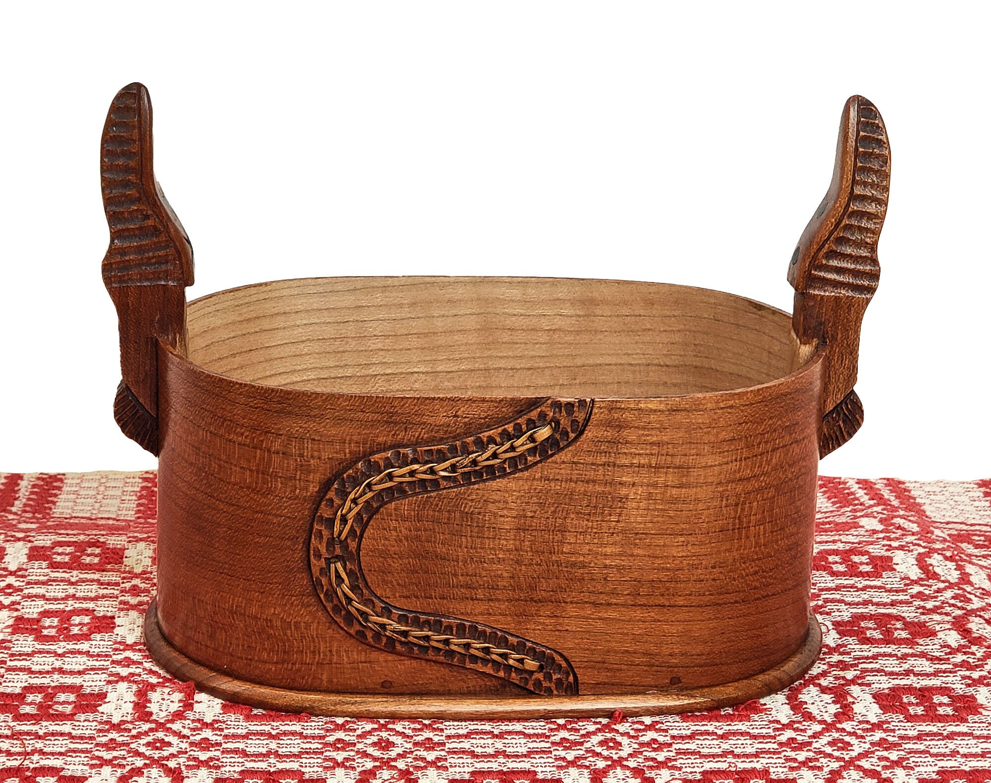 Ammonia Fumed Norwegian Style Cherry Wood Box Arttb-e156 - Etsy