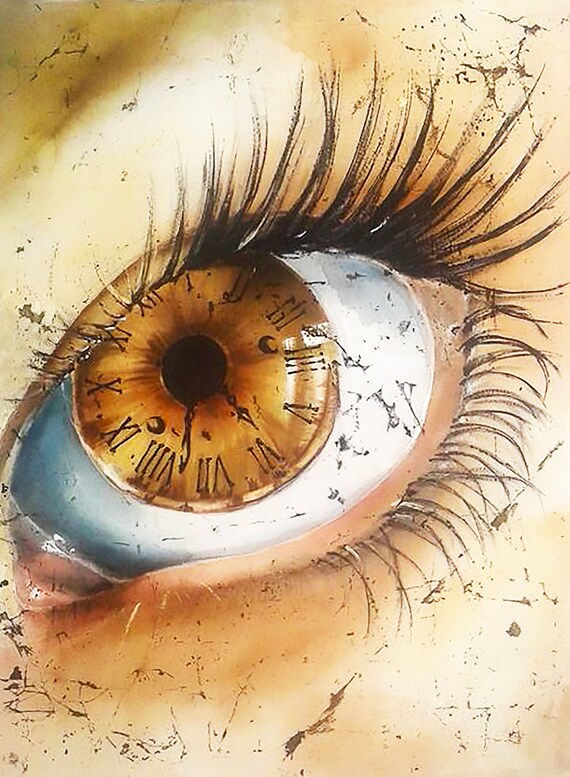 Eye Clock Art