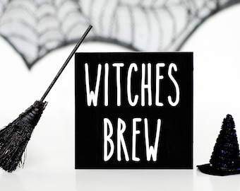 Witches Brew Sign Witch Cooking Sign Scary Witch Gift - Etsy