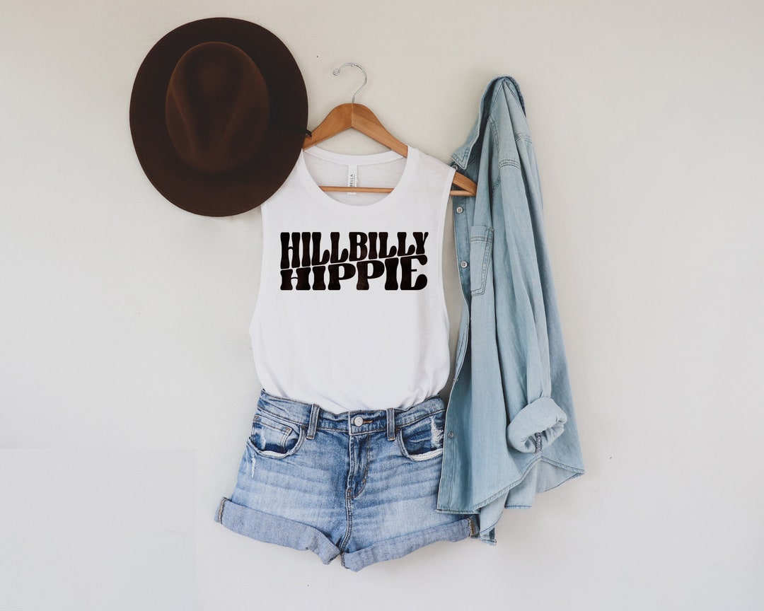 Hillbilly Hippie Tank| Country Music Tank| Country Lyric Tank Top ...