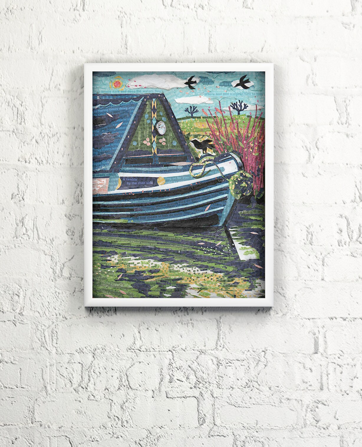 A Riverside Ramble by Jamie Poole John Clare Interior Wall - Etsy UK