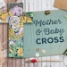 Mother and Baby Cross, Wooden Wall Cross,christian Wall Art,christian ...