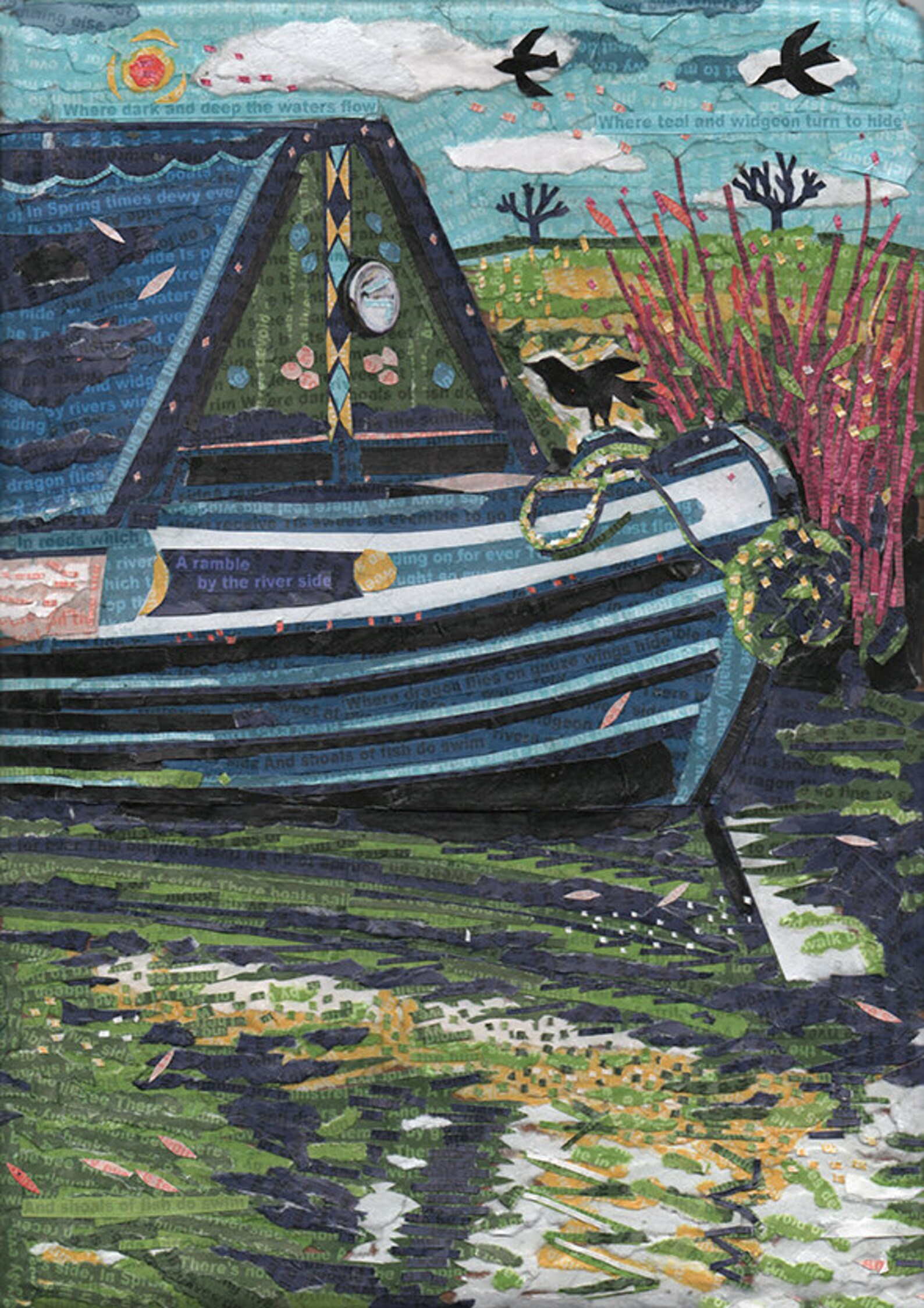 A Riverside Ramble by Jamie Poole John Clare Interior Wall - Etsy UK