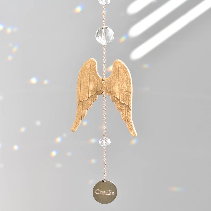 Sun Catcher Angel Crystal - Etsy