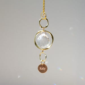 Custom Memorial Sun Catcher & Rainbow Maker | Sympathy Gift | in Memory ...