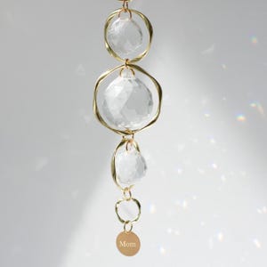 Custom Memorial Sun Catcher & Rainbow Maker | Sympathy Gift | in Memory ...