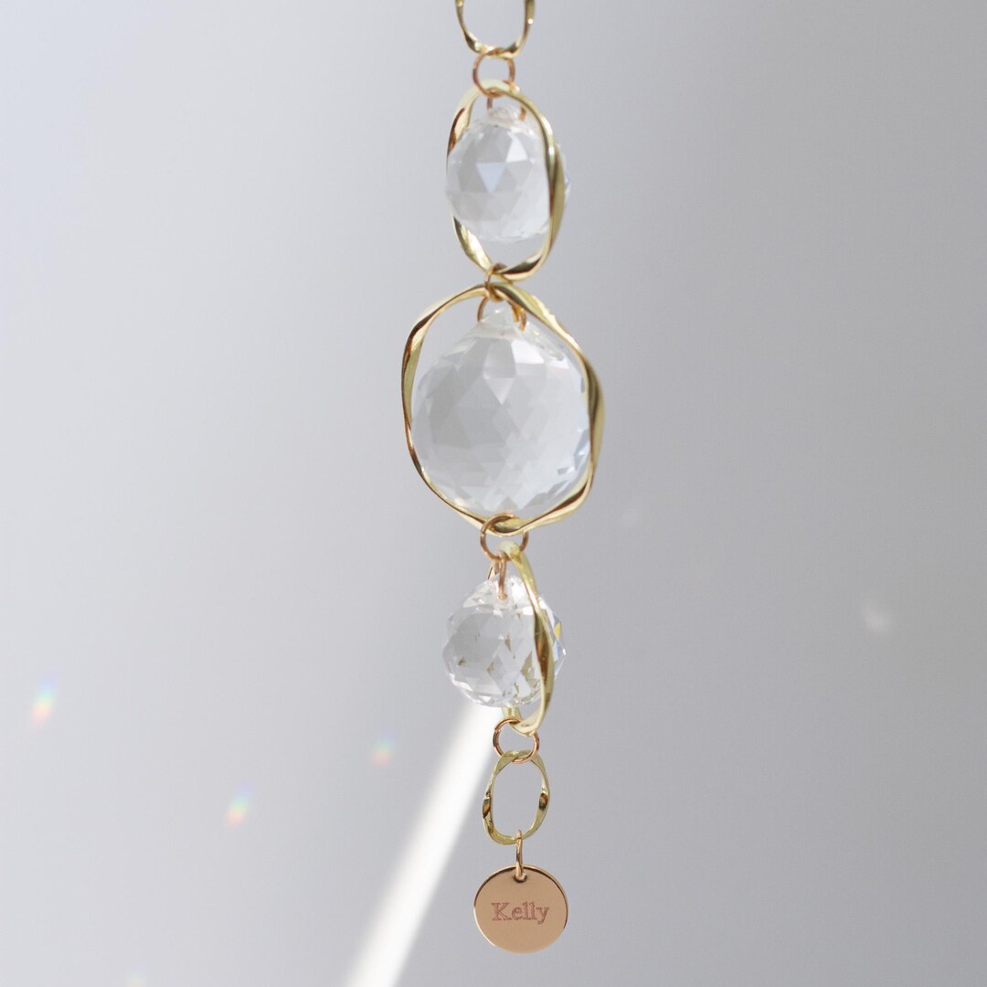 Custom Memorial Sun Catcher & Rainbow Maker | Sympathy Gift | in Memory ...