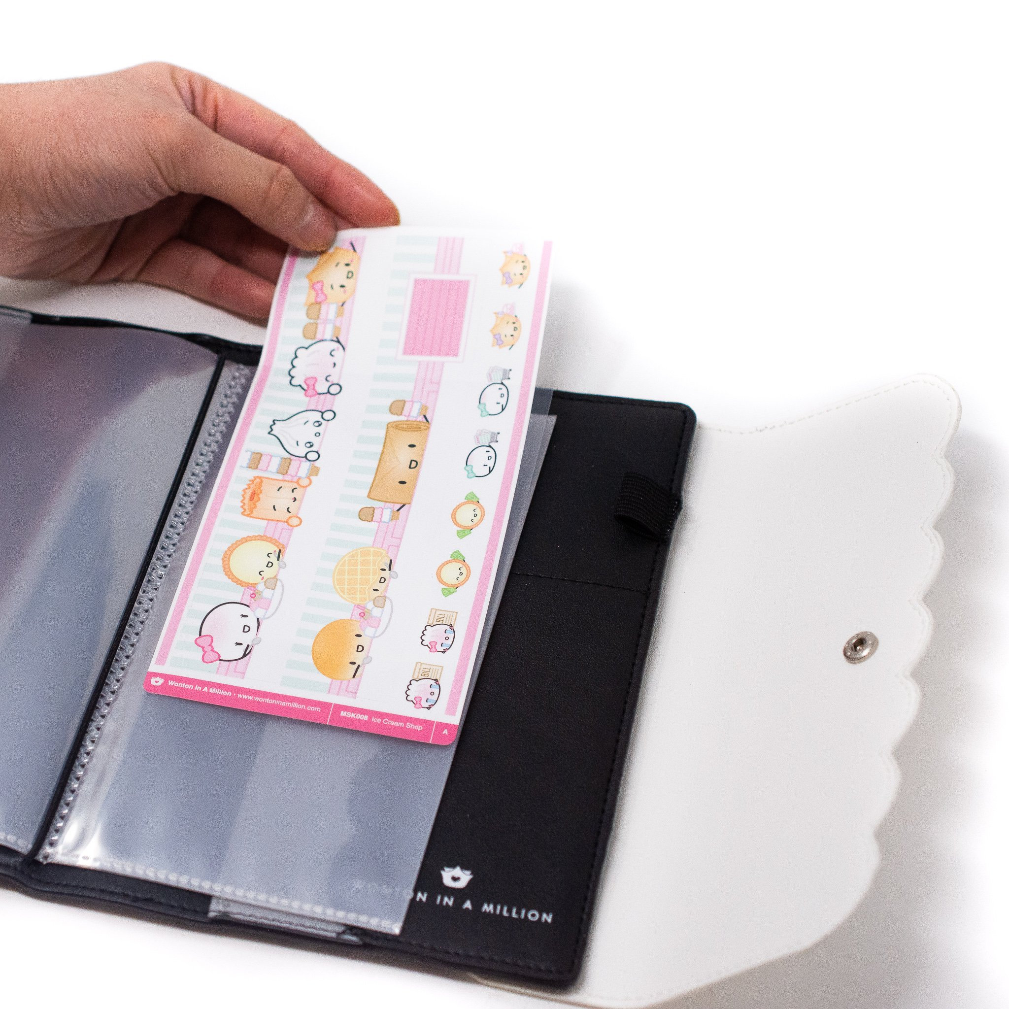 Monthly Sticker Sleeves Insert 10 pockets Sticker Sleeve | Etsy