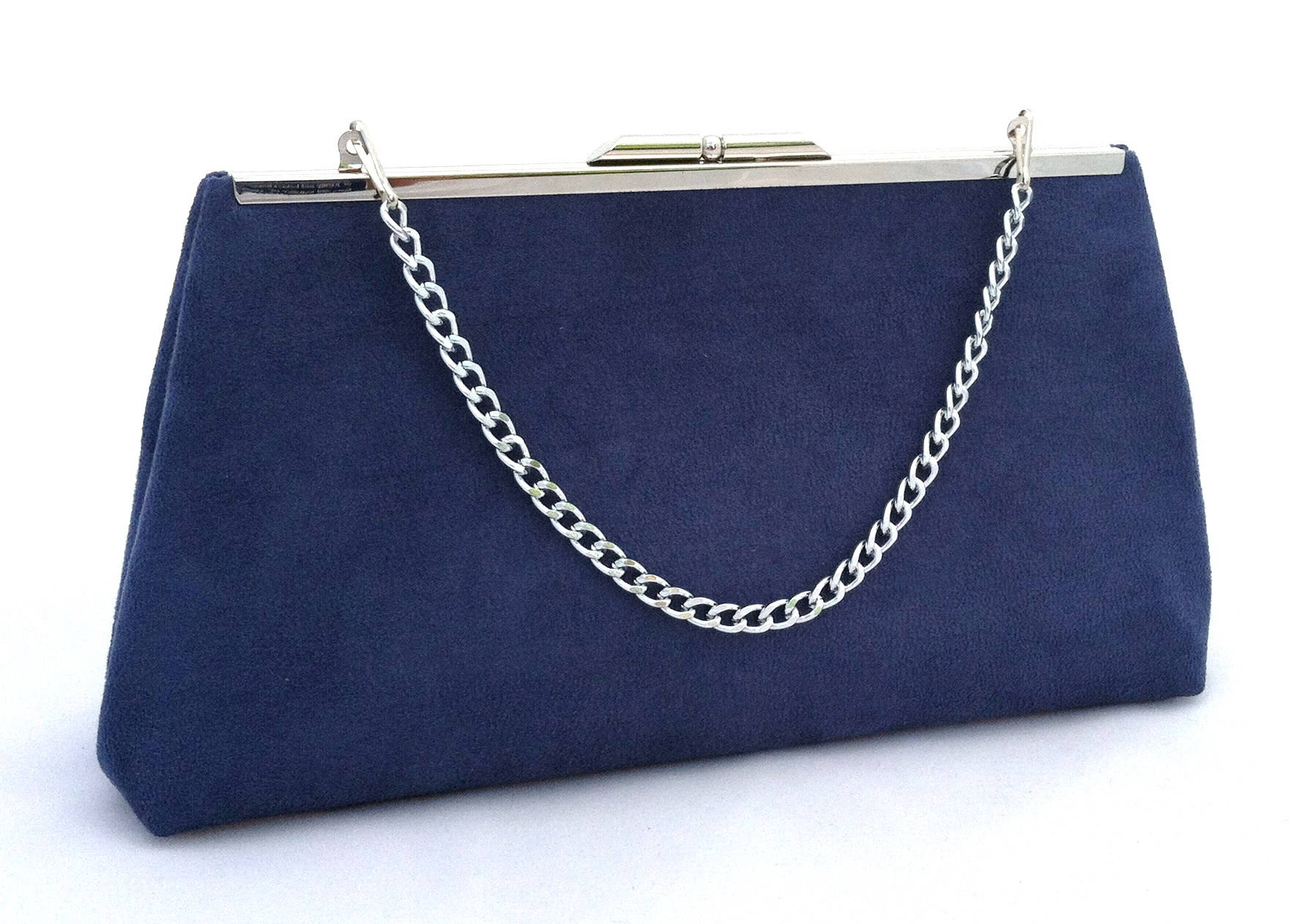 Cobalt Blue Ultra Suede Handbag Purse Cobalt Blue Suede | Etsy