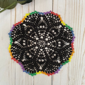 Crochet Skull Doily Gothic Home Decor Witch Goth Room Decor Skulls ...