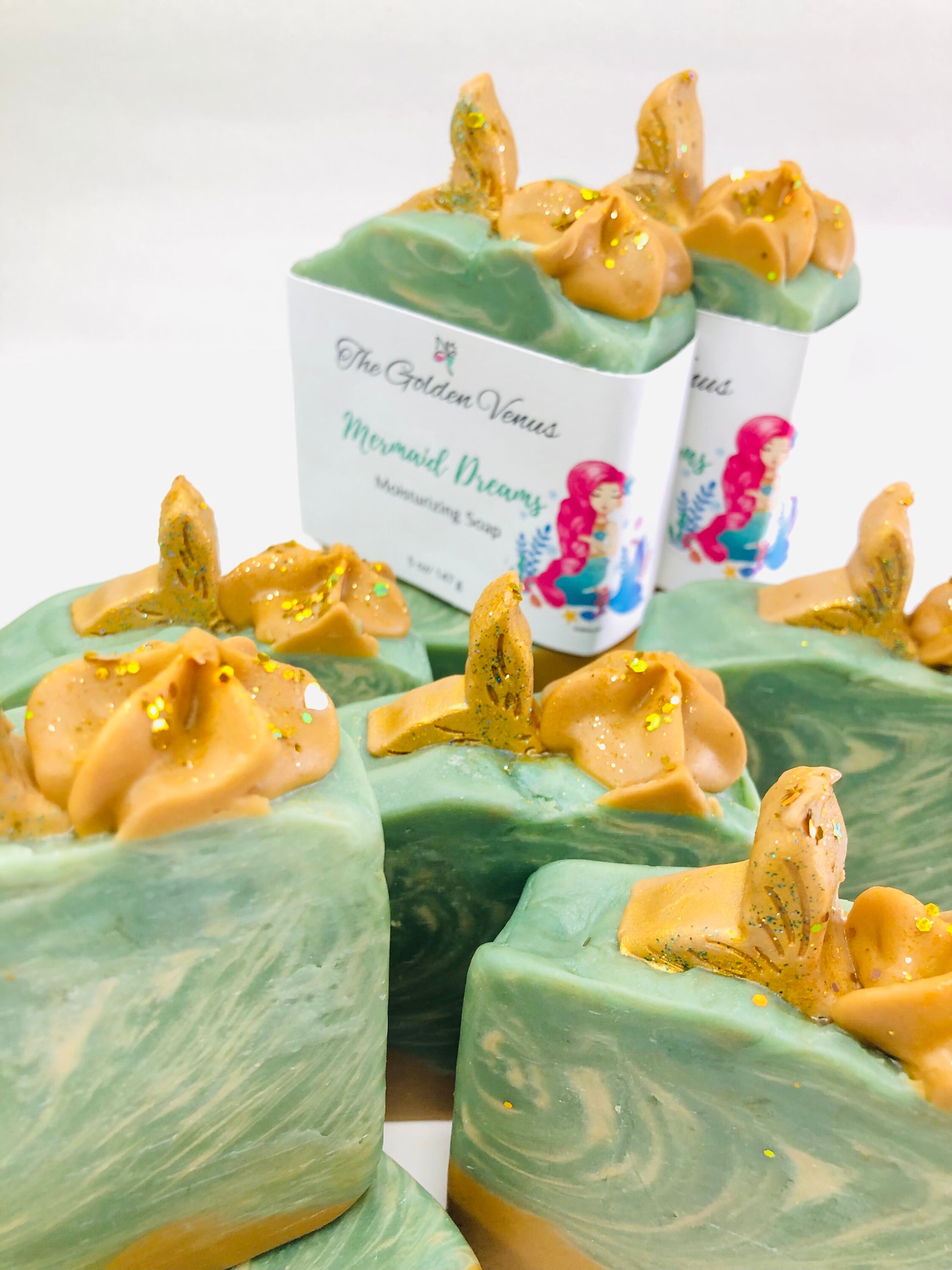 Mermaid Dreams Soap Mermaid Tails Soap Artisan Handmade Soap Bar Gift ...